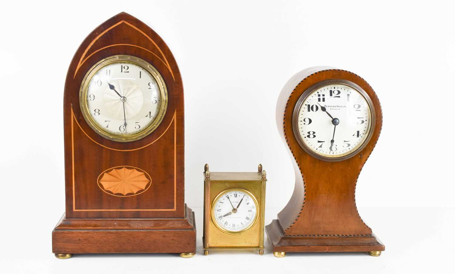 Lot 283 - A Pearson Douglas of Keswick mahogany mantle