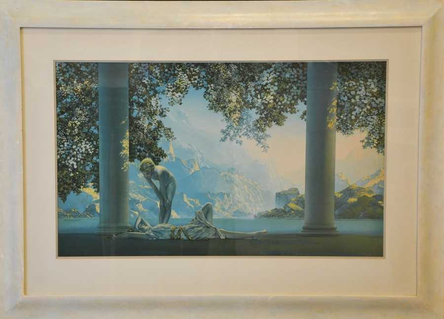 Lot 550 - Two prints: Maxwell Parish, Daybreak, colour