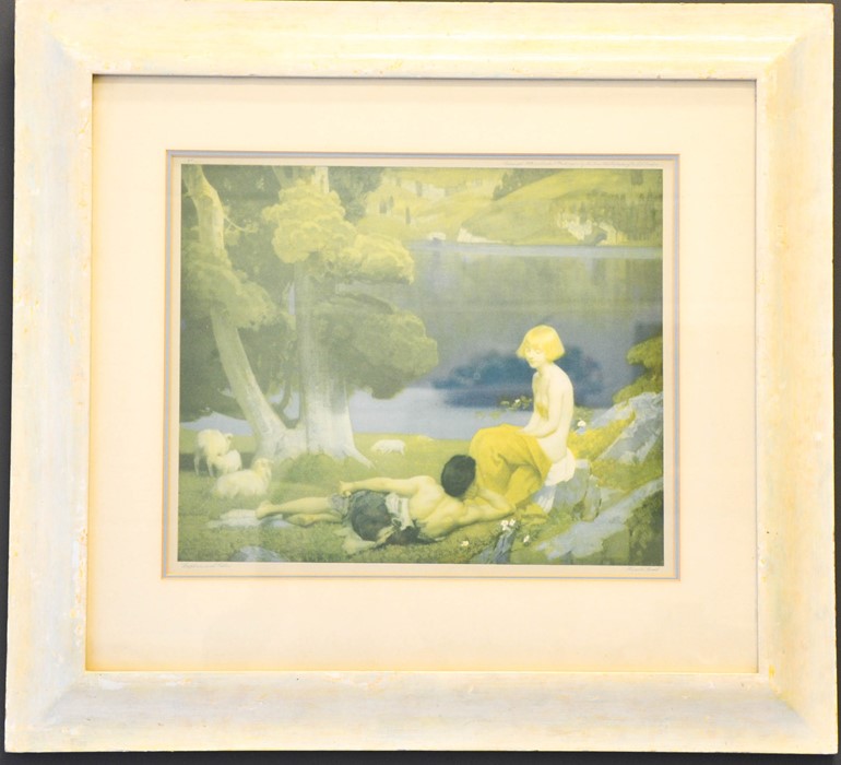 Lot 550 - Two prints: Maxwell Parish, Daybreak, colour