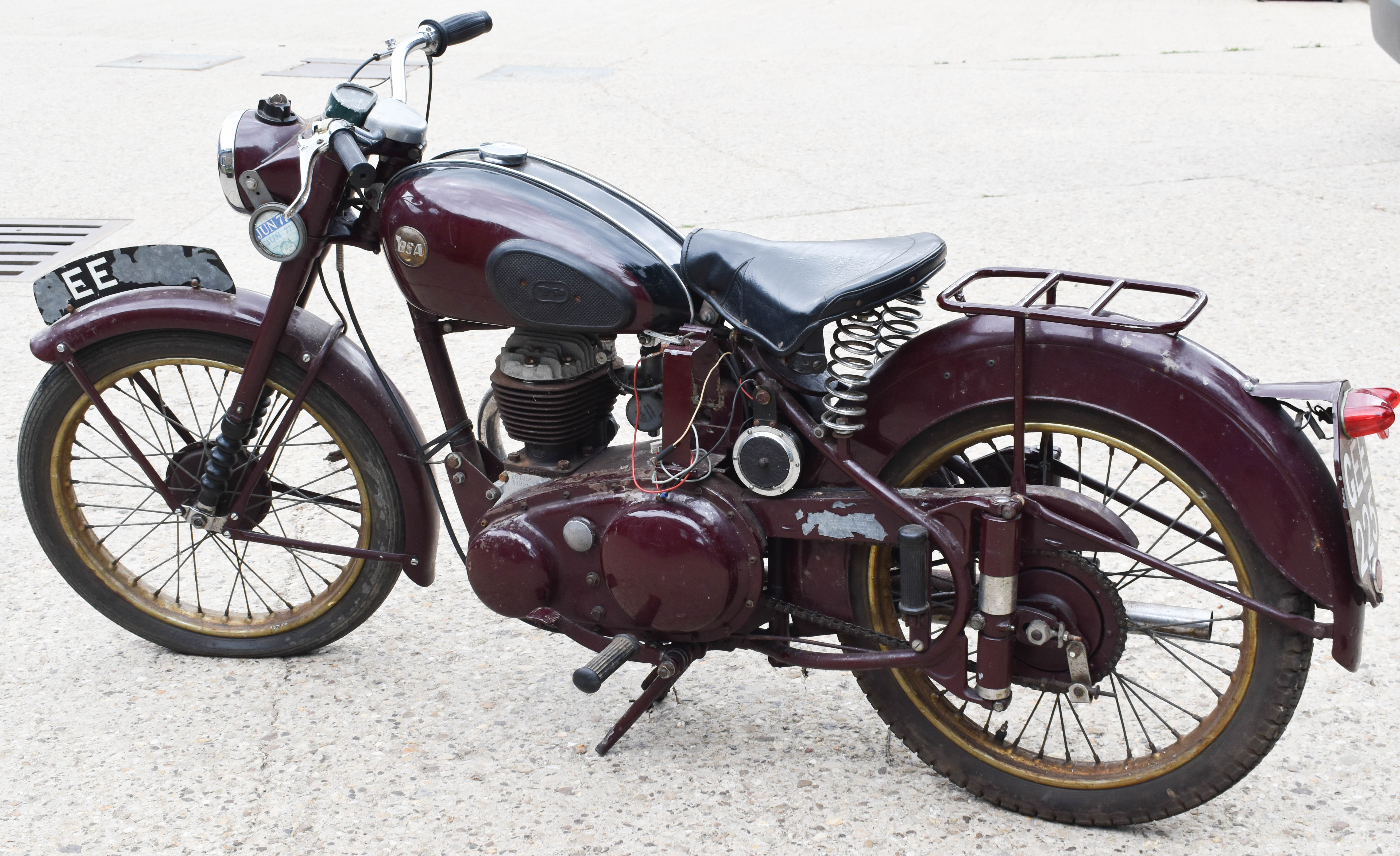 Lot 522 - A BSA C10L motorbike, 250cc, registered in
