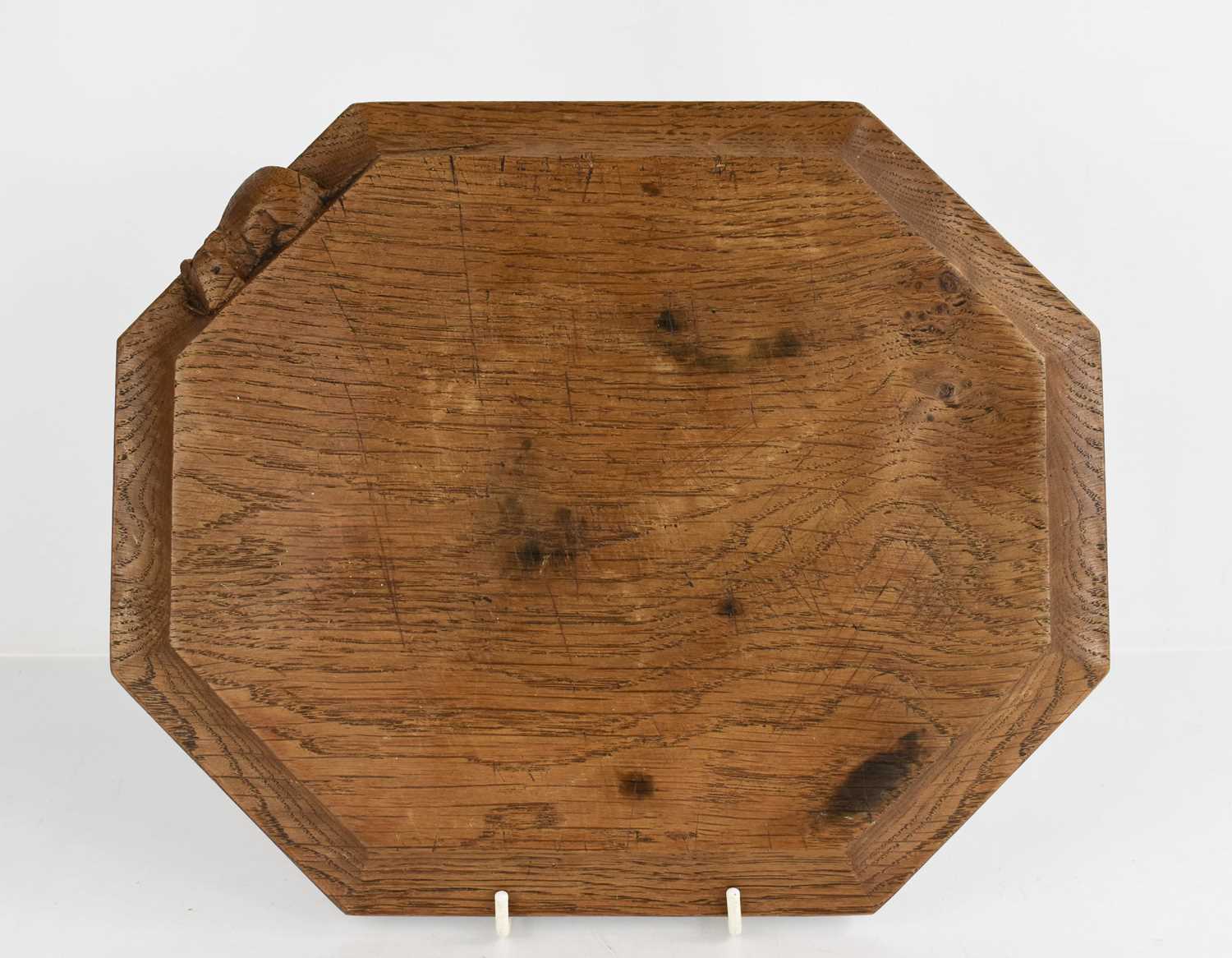 Lot 306 - Robert Thompson 'Mouseman' oak octagonal
