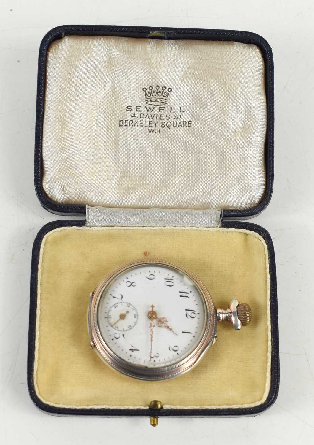 Lot 296 - A 19th century silver pocket watch, with