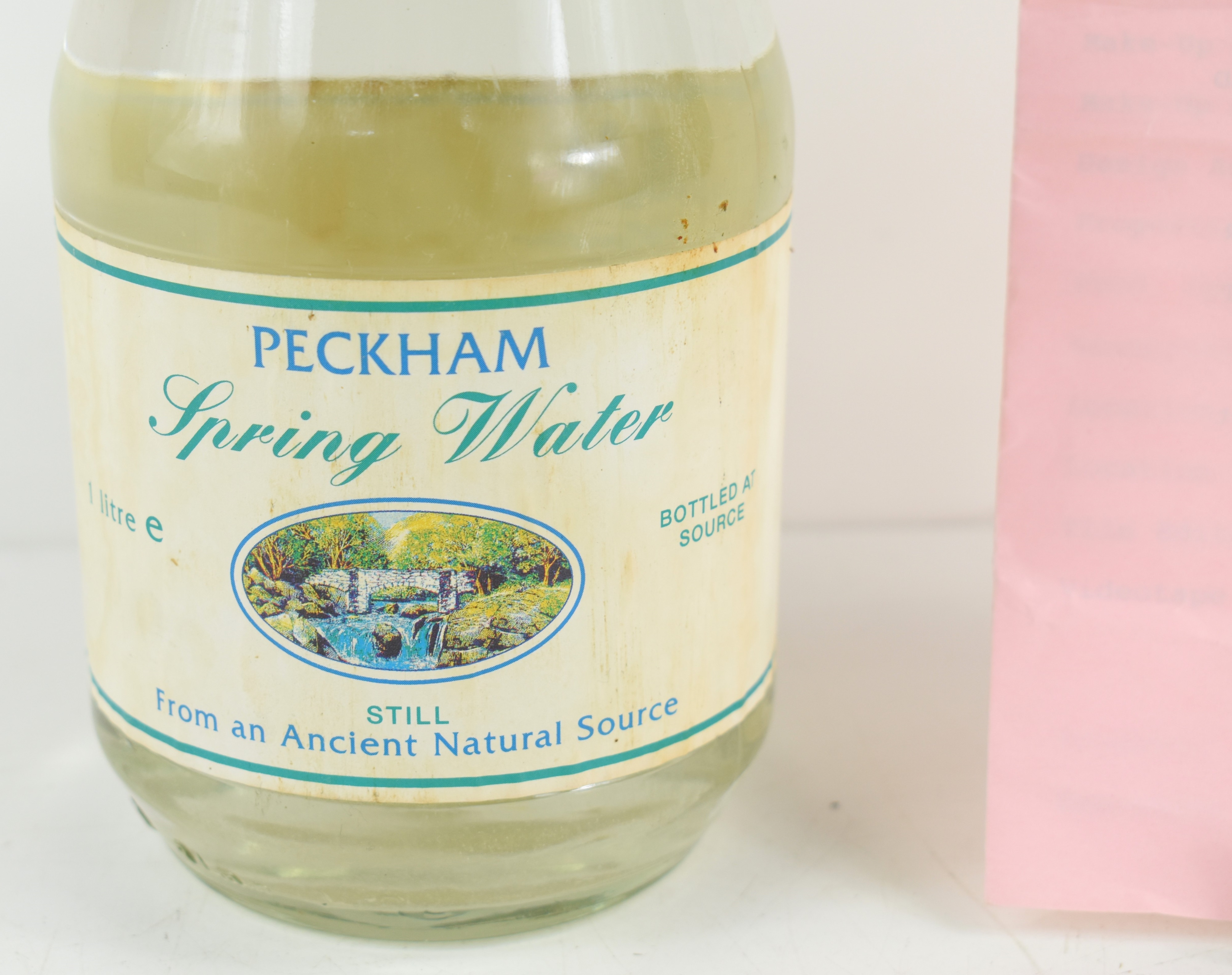 Lot 94 - An original bottle of Peckham Spring Water
