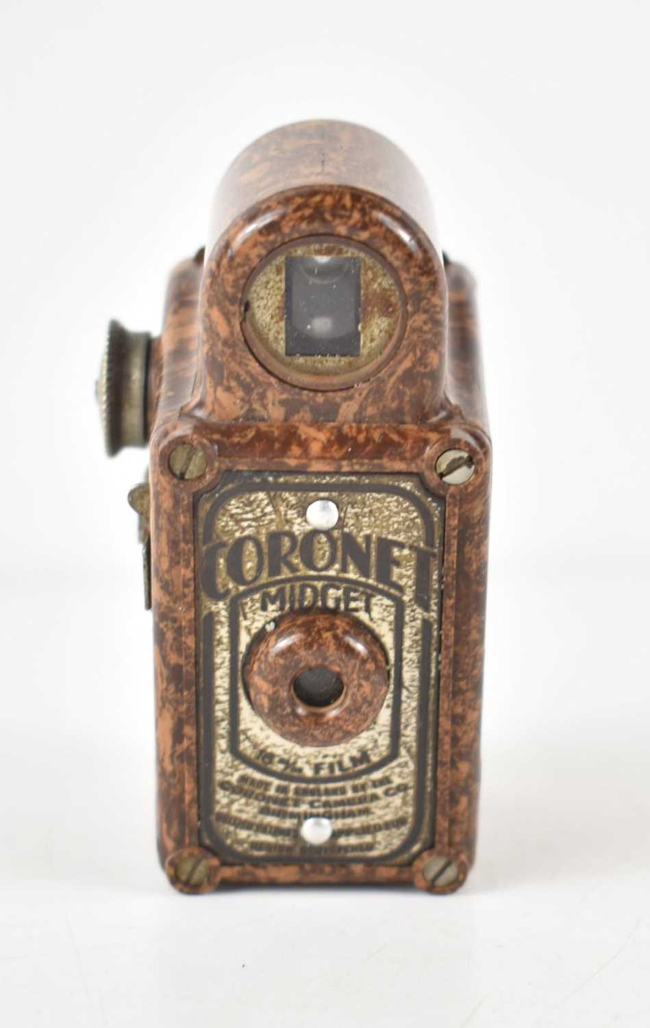 Lot 242 - A vintage Coronet Midget box camera, the