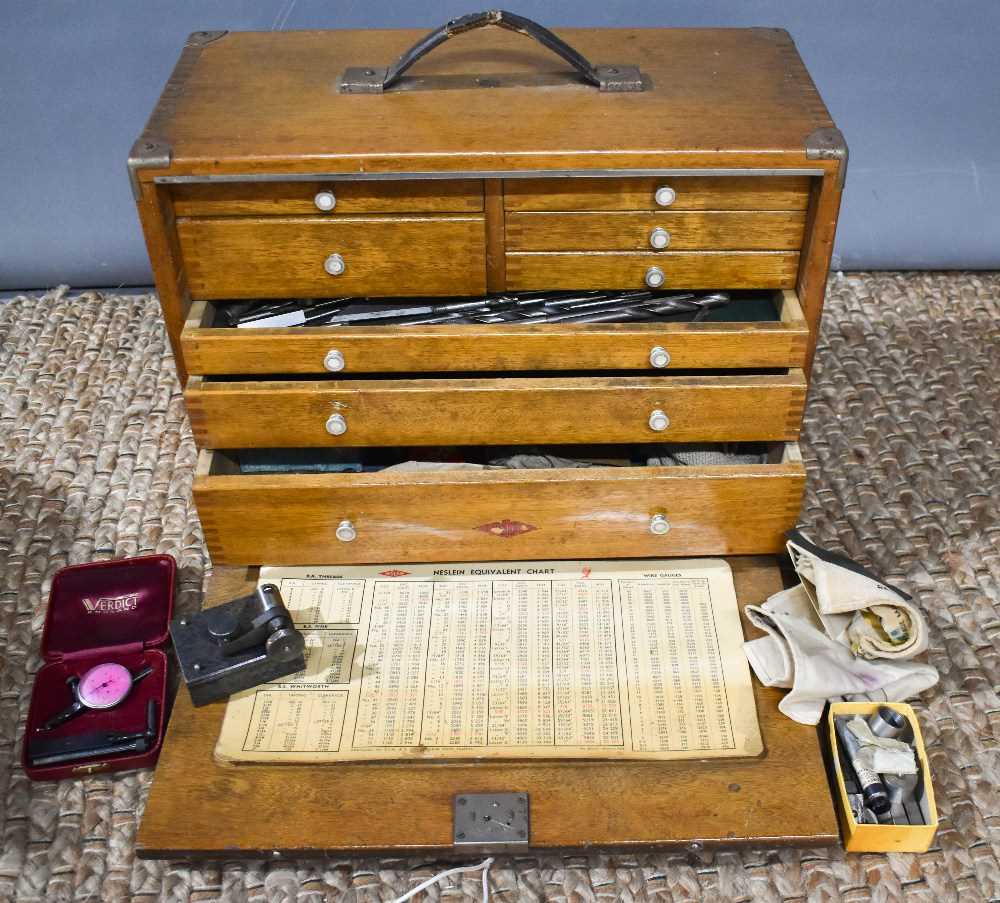 Lot 410 - A Neslein Engineers tool chest complete with