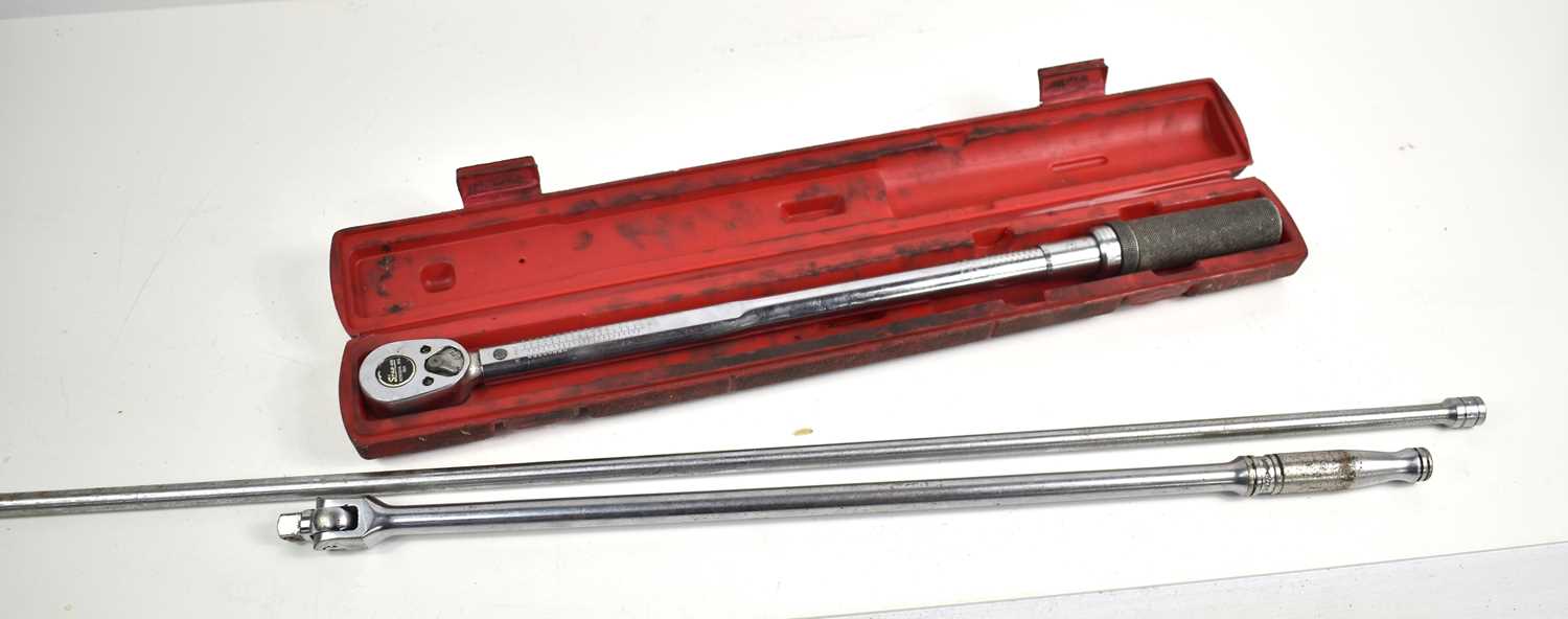 Lot 244 - A cased Snap-On "Click Type" torque wrench