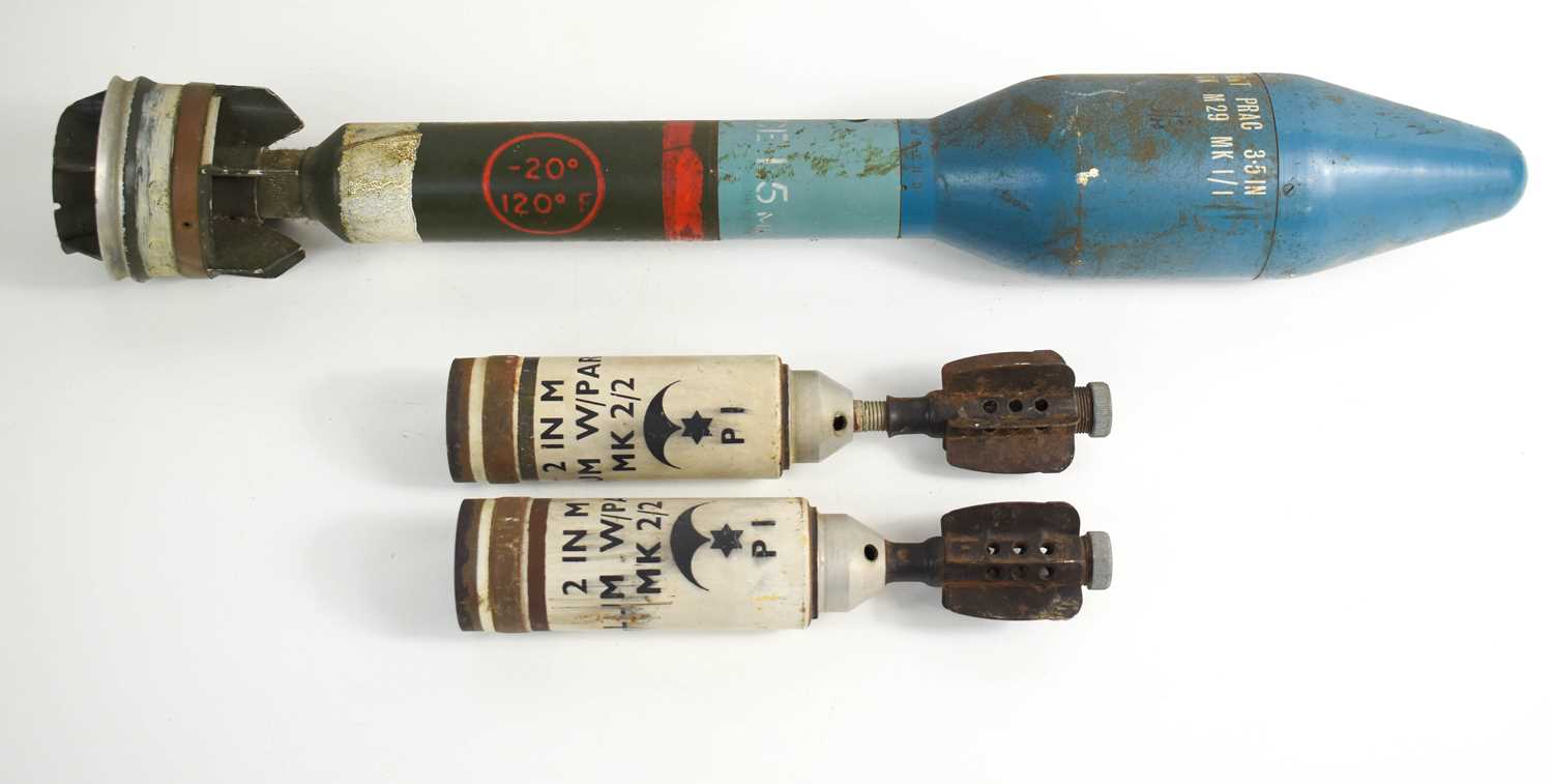 Lot 317 - A 1950s Inert Practice Rocket, M29, 3.5 inch,