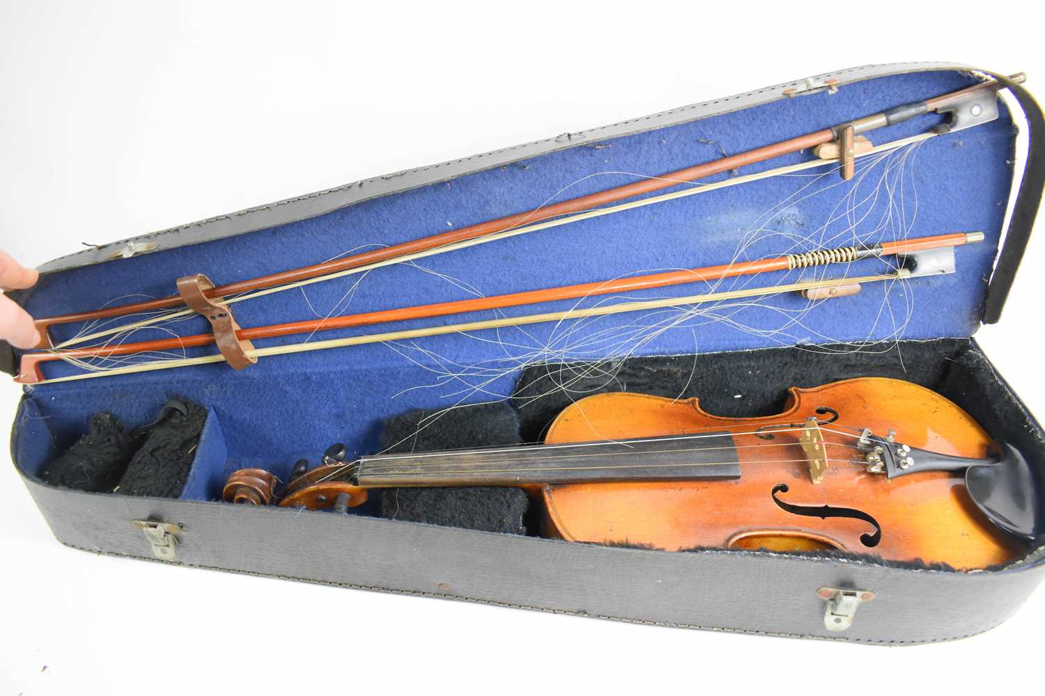 Lot 173 - A German full size violin, marked