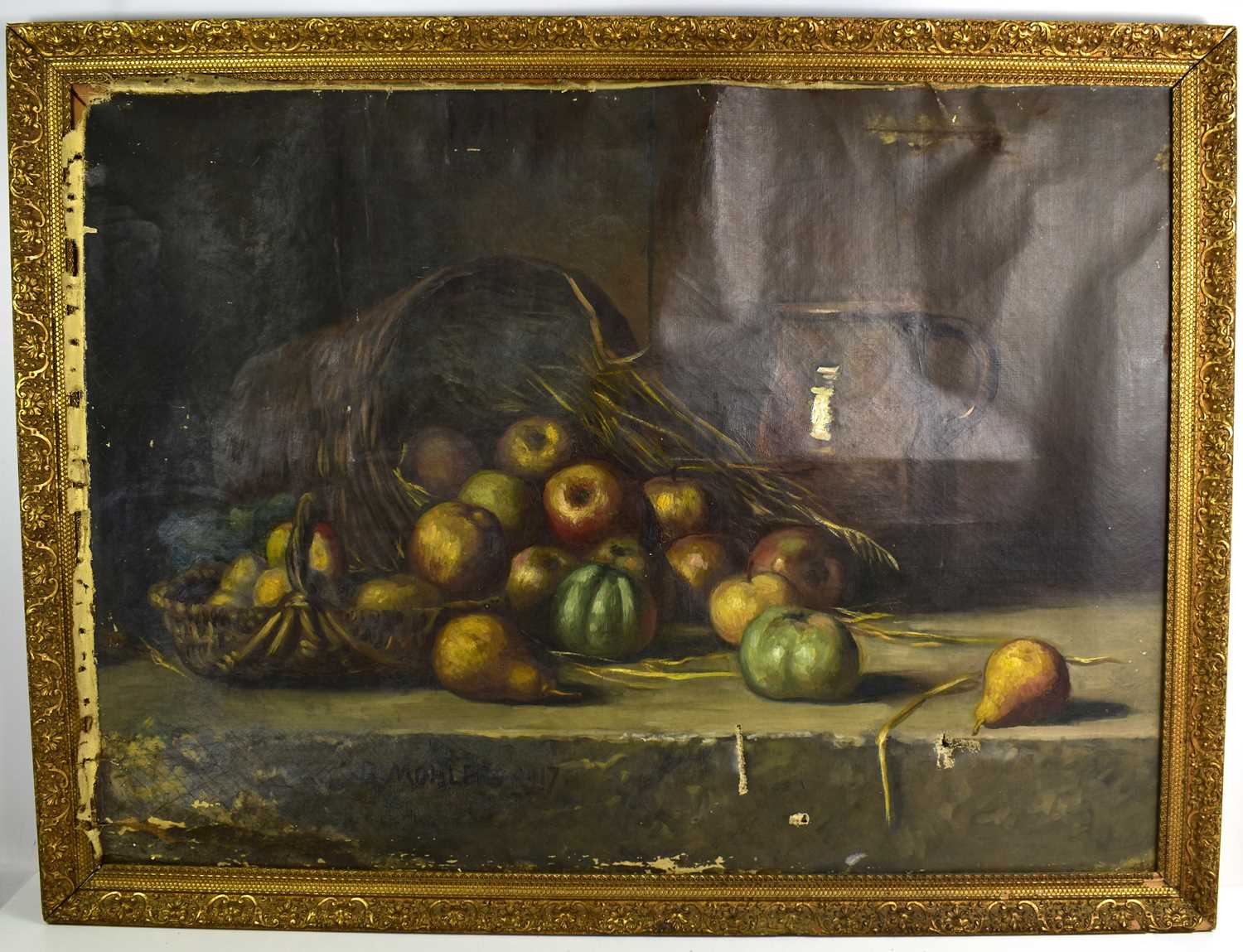 Lot 37 - Gustave Mohler (1836-1920): A still life