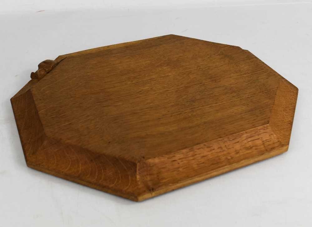 Lot 297 - Robert Thompson 'Mouseman' oak octagonal