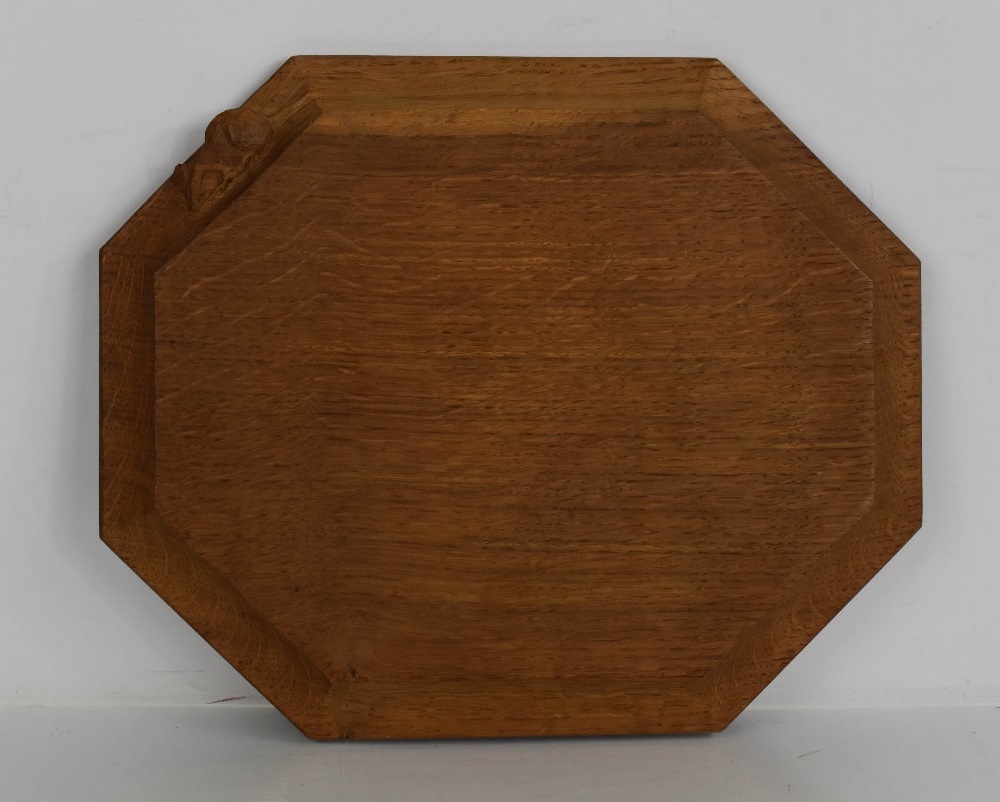 Lot 297 - Robert Thompson 'Mouseman' oak octagonal