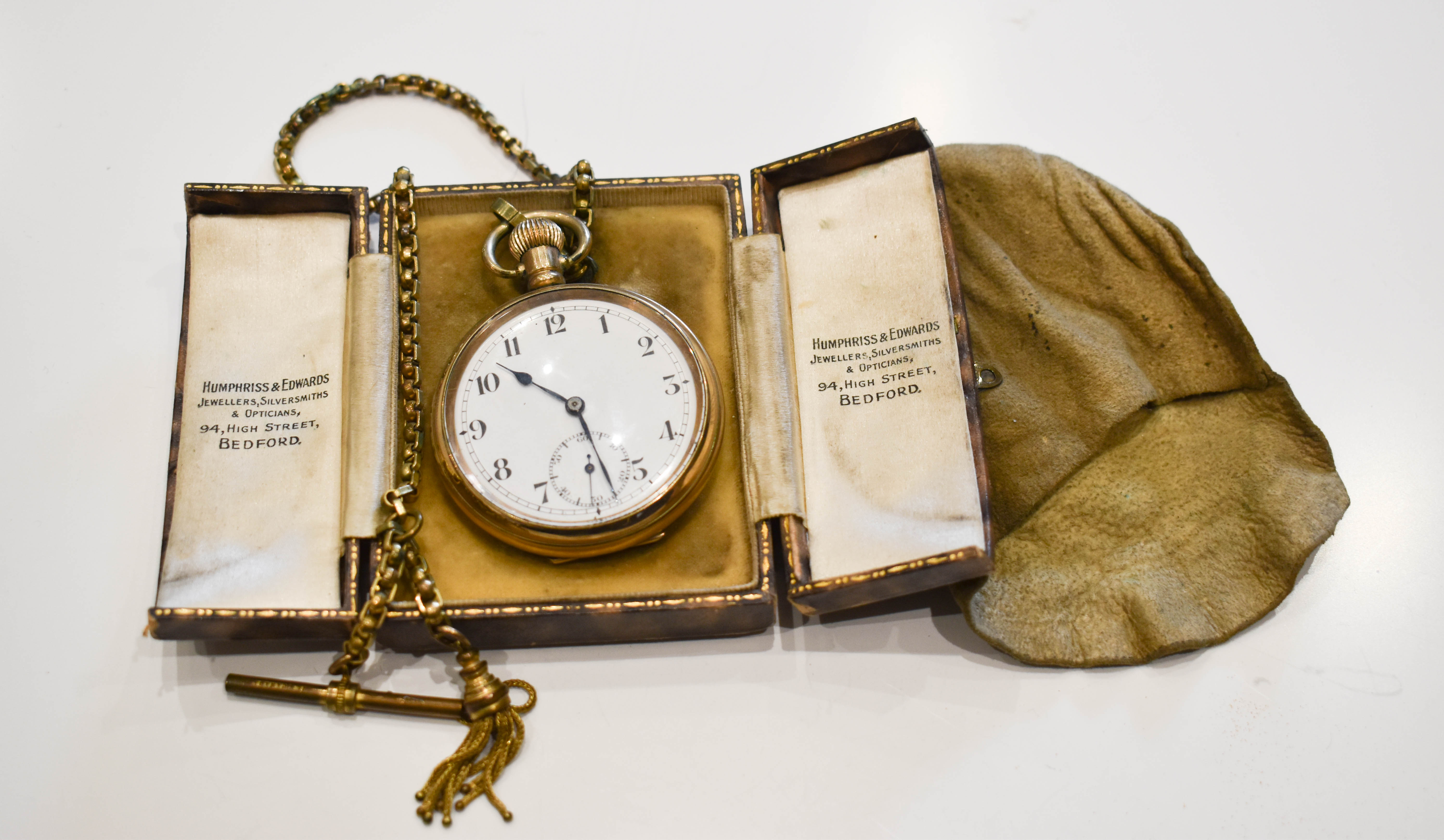 Lot 264 - A gold plated Dennison Star pocket watch