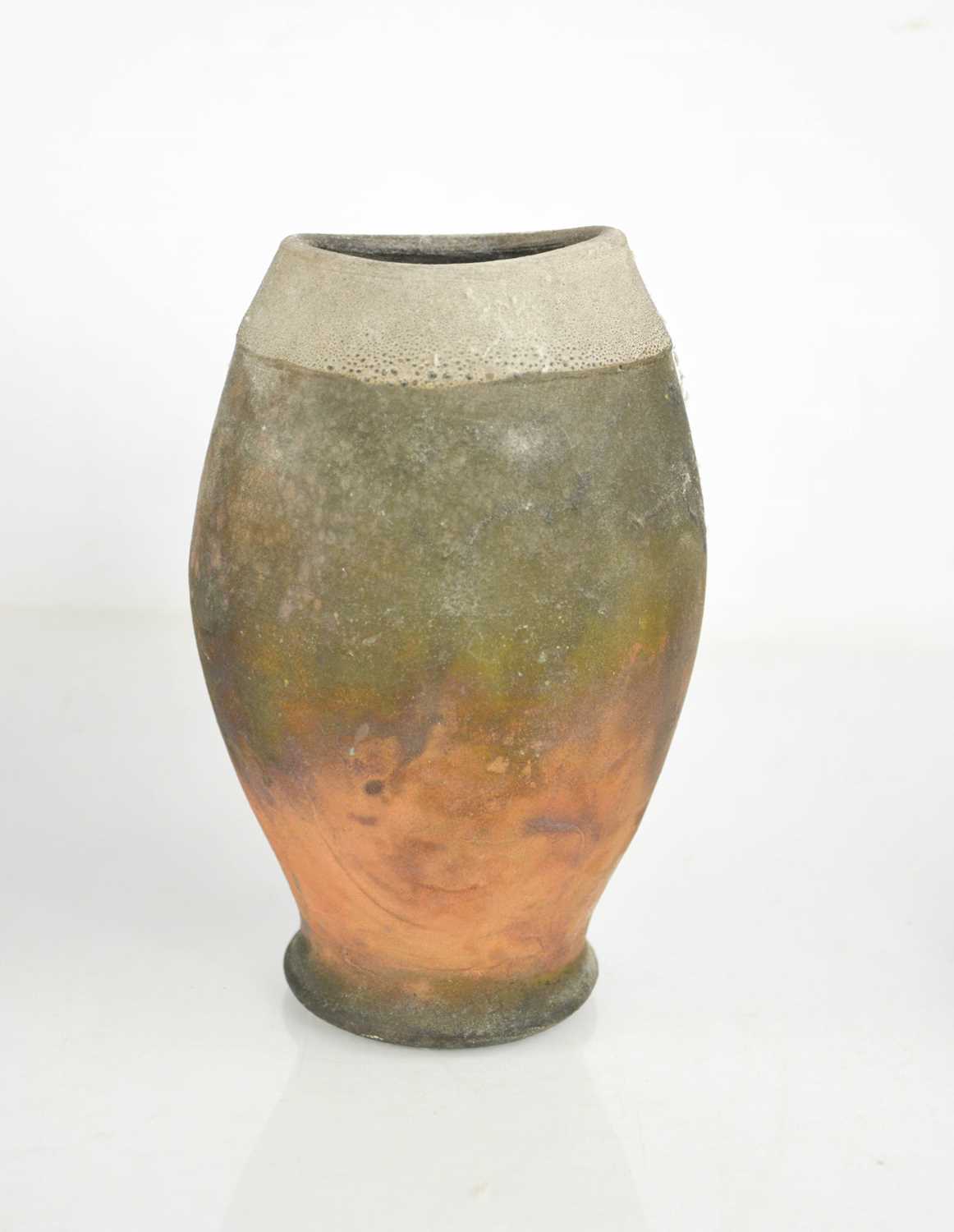 Lot 138 - A Chessal pottery vase, together with a