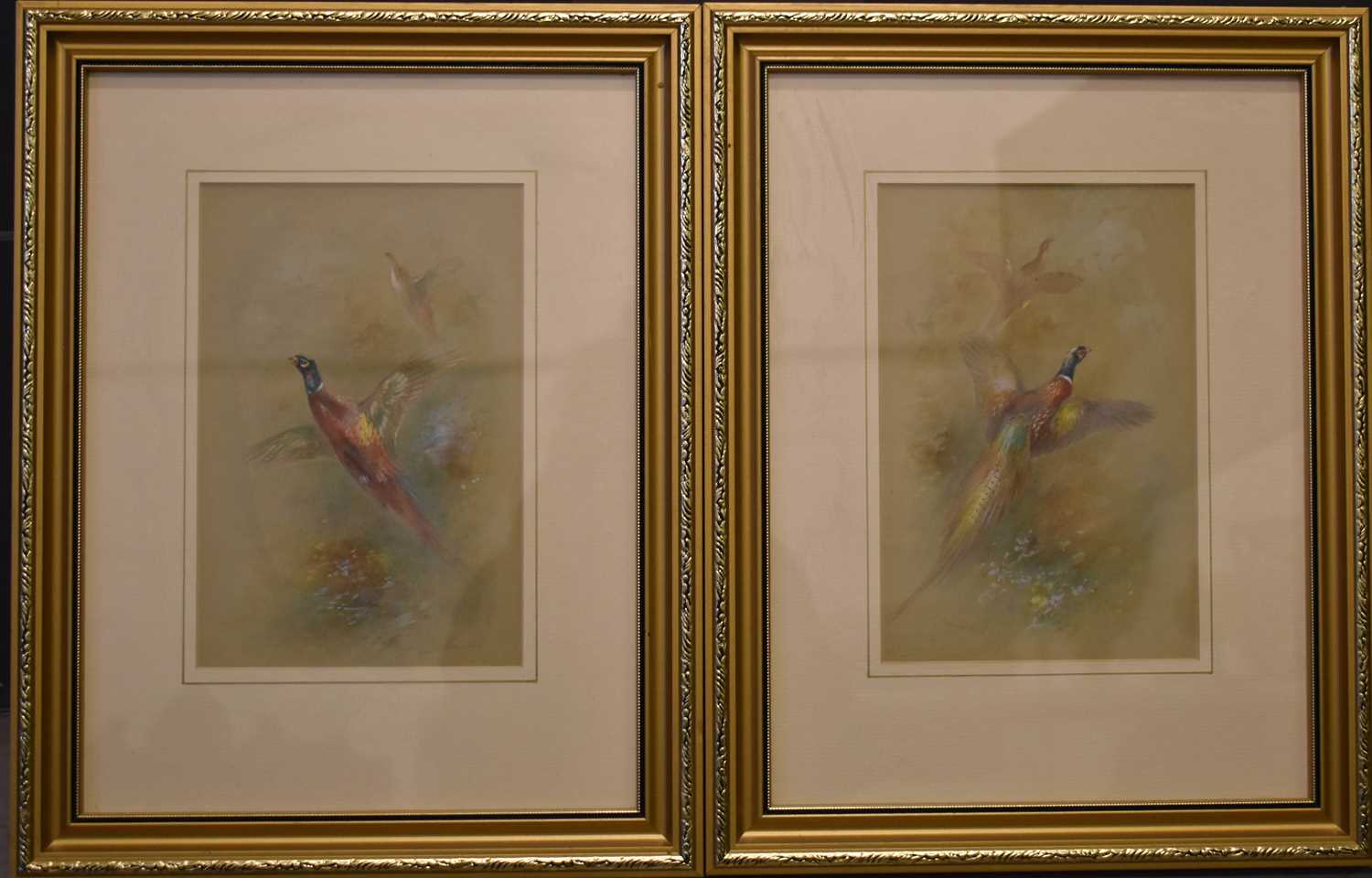 Lot 457 - James Stinton (Worcester Artist) pair of