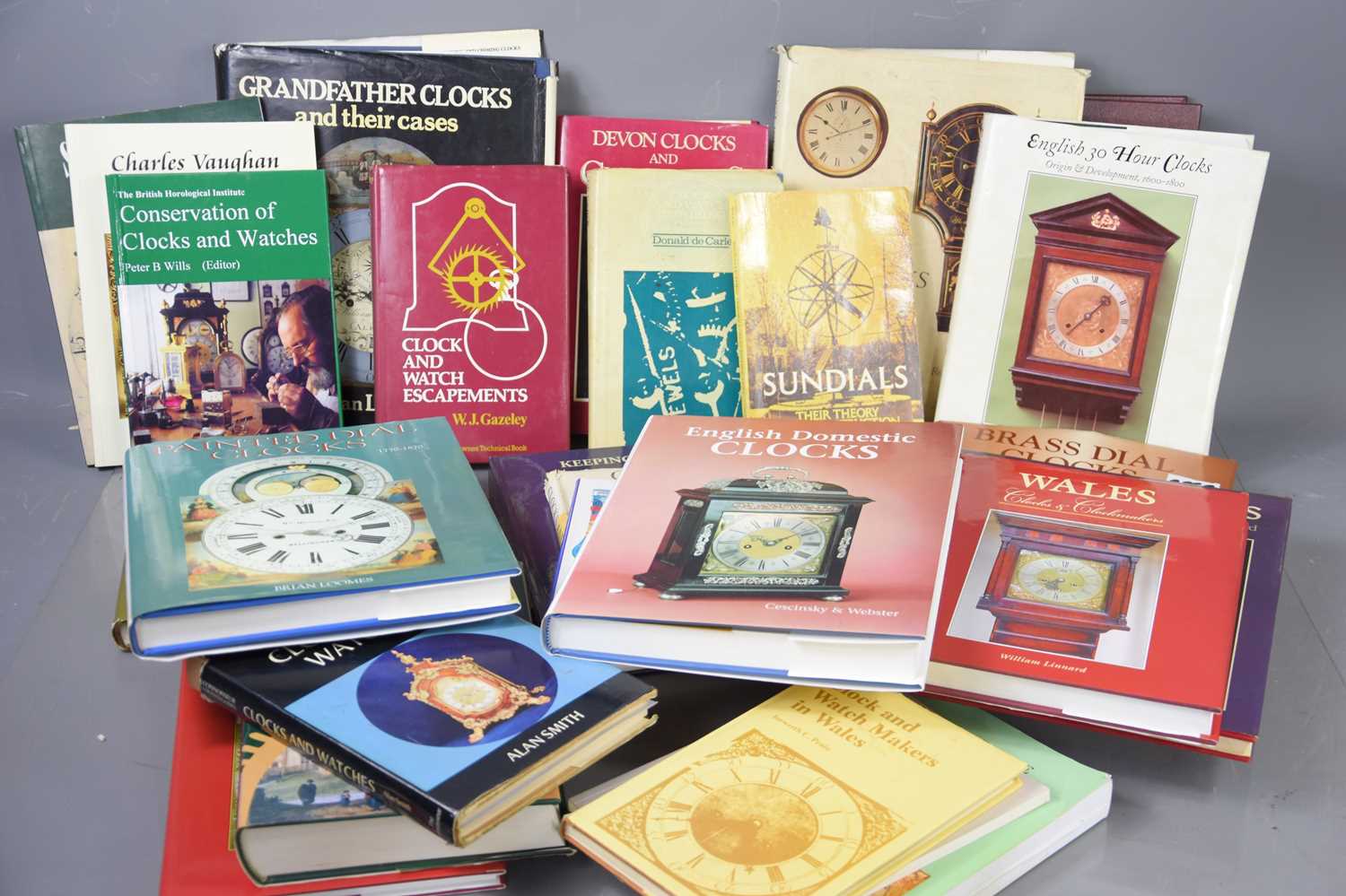 Lot 232 - A group of horological related books to