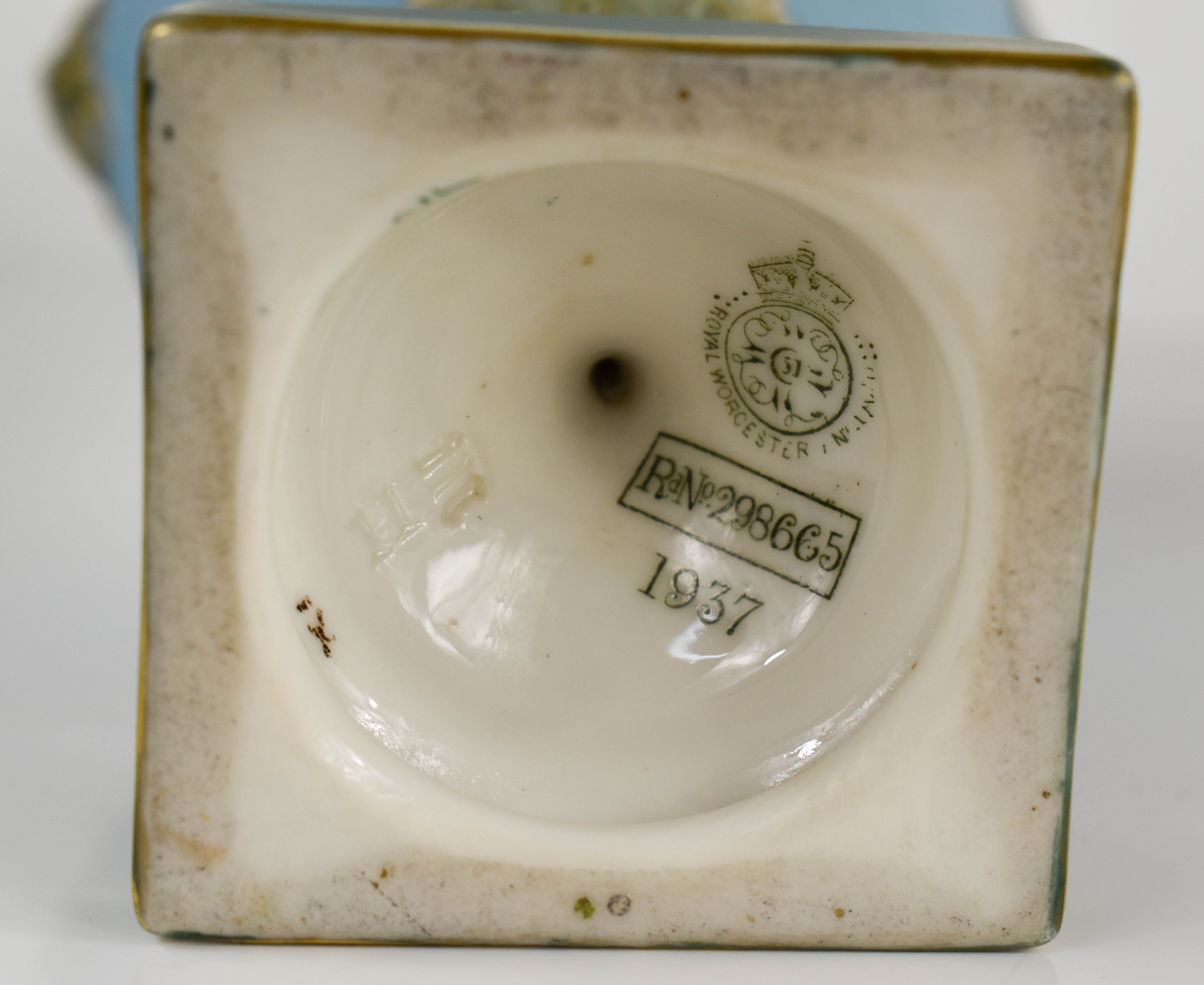 Lot 499 - A Royal Worcester Charles Baldwin twin