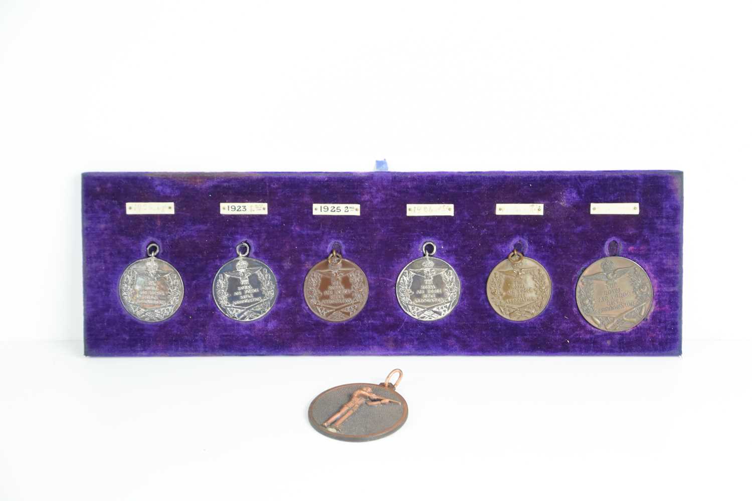 Lot 290 - A group of RAF Rifle Association medals to